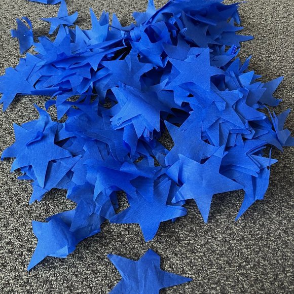 Taylor Swift | Accents | Taylor Swift Midnights Blue Star Confetti ...